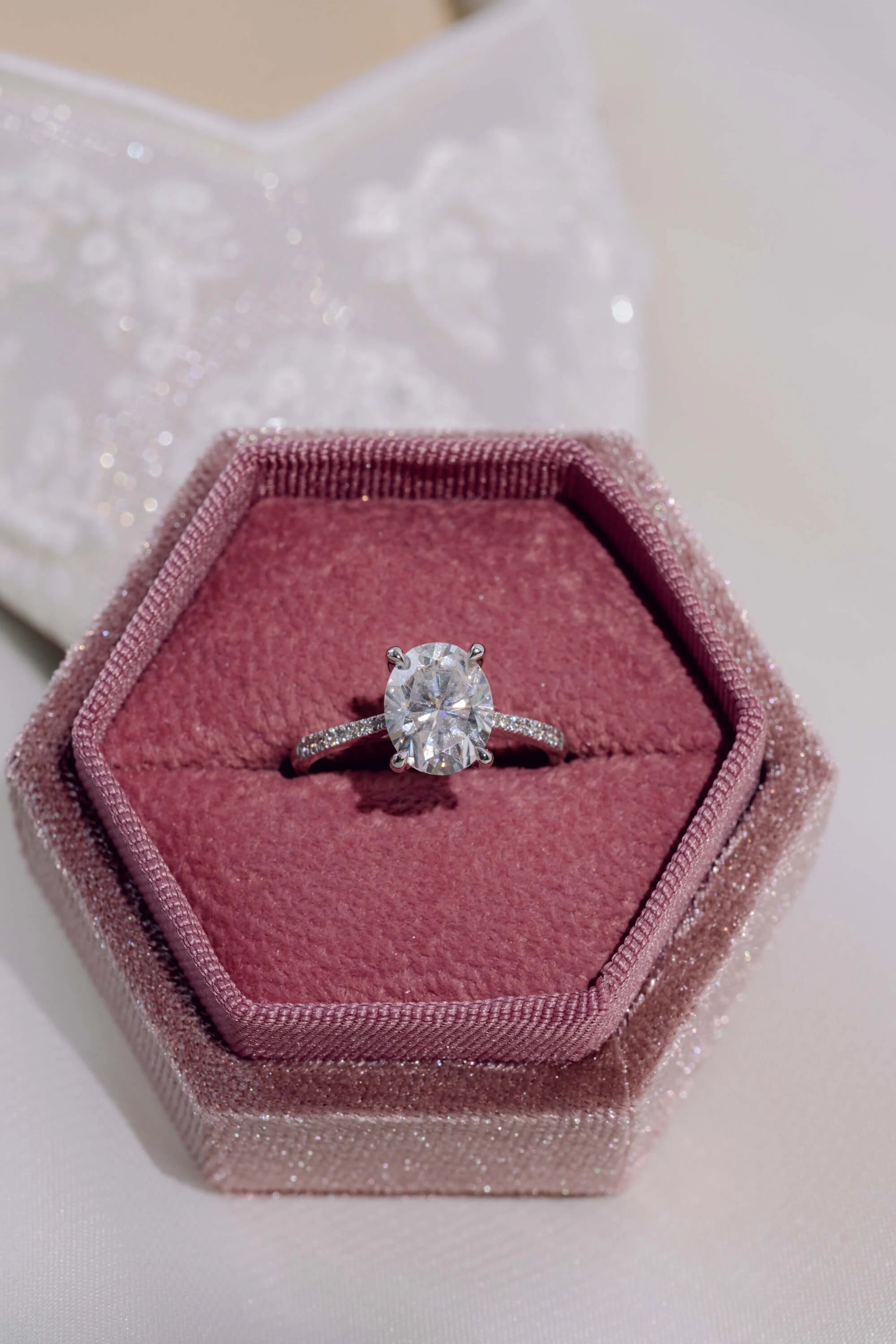 Modern Solitaire Ring with Oval Cut Moissanite – EPI Jewelry